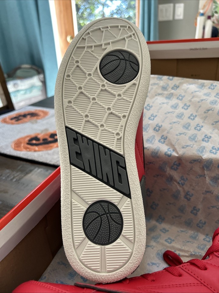 Rebound By Patrick Ewing Orion Strap 33 10 Men’s Red/Gray/White | eBay