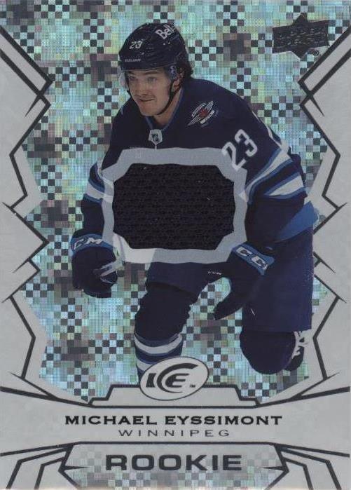 2022-23 Upper Deck Ice - Rookies Jersey #142 Michael Eyssimont (MEM, RC ...