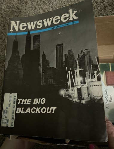 NEWSWEEK MAGAZINE NOVEMBER 22 1965 THE BIG BLACKOUT NYC | eBay
