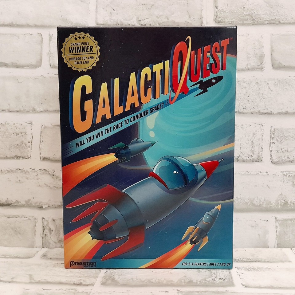 Galactiquest Board Game Galactic Quest Pressman Award Winning Space ...