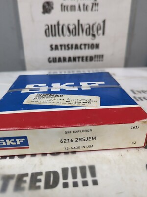 SKF,6216-2RSJEM,DEEP GROOVE BALL BEARING NOS | eBay
