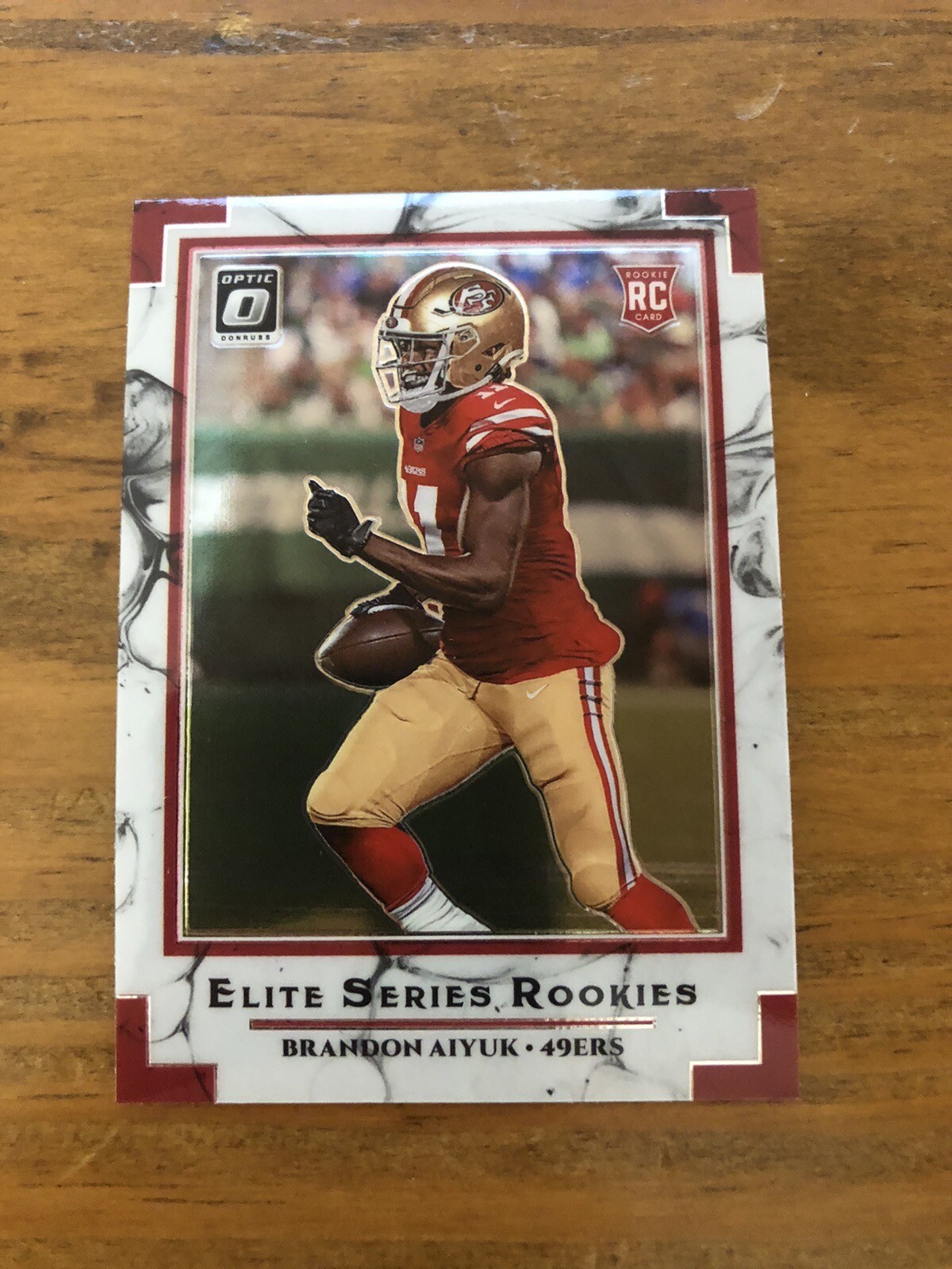 2020 Donruss Optic #ESR-BA Brandon Aiyuk Rookie Elite Series 49ers RC 🔥 ...