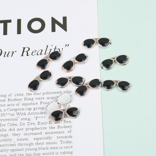 10Pcs Mini Sunglasses Flatback Resin DIY Decor Play Toys for Dolls ...