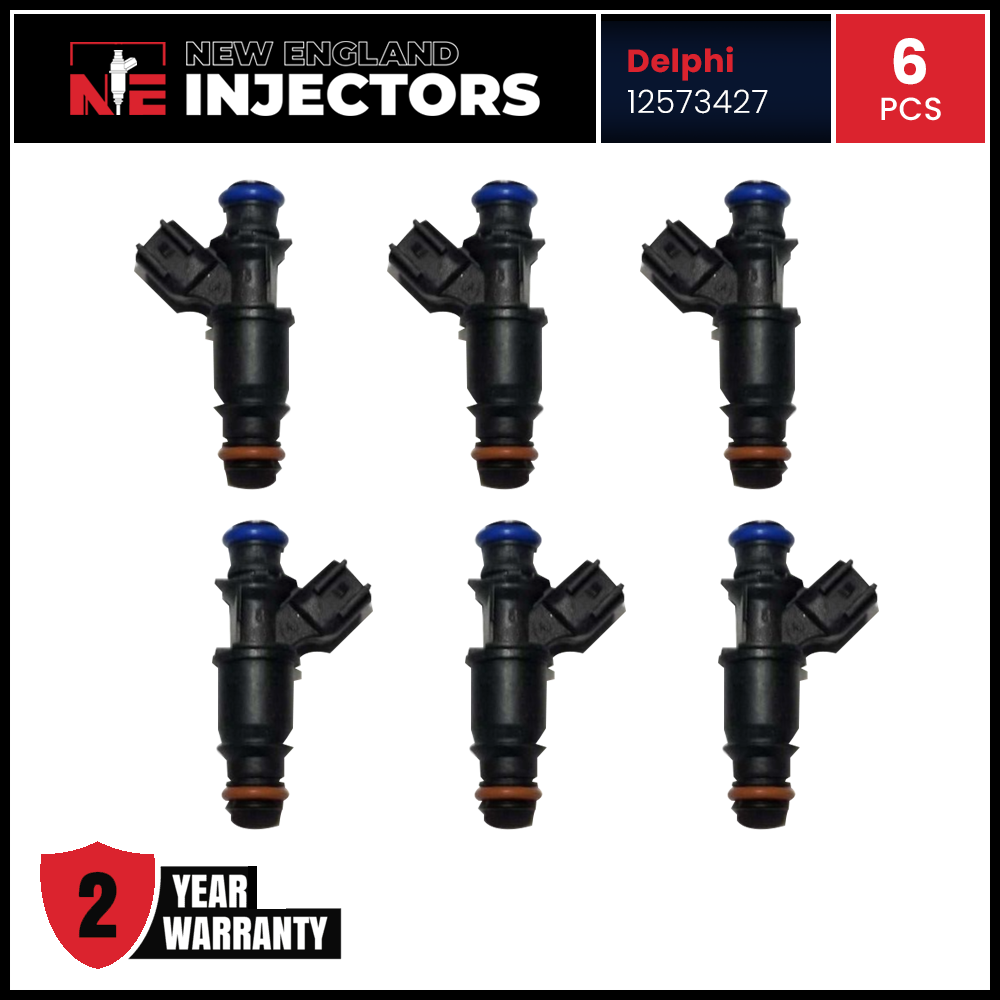 OEM Delphi 12573427 Fuel Injector Set of 6 For 04-28 Pontiac Grand Prix ...