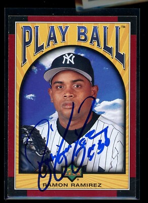 2004 Upper Deck RAMON RAMIREZ Signed Card autograph YANKEES RED SOX ...