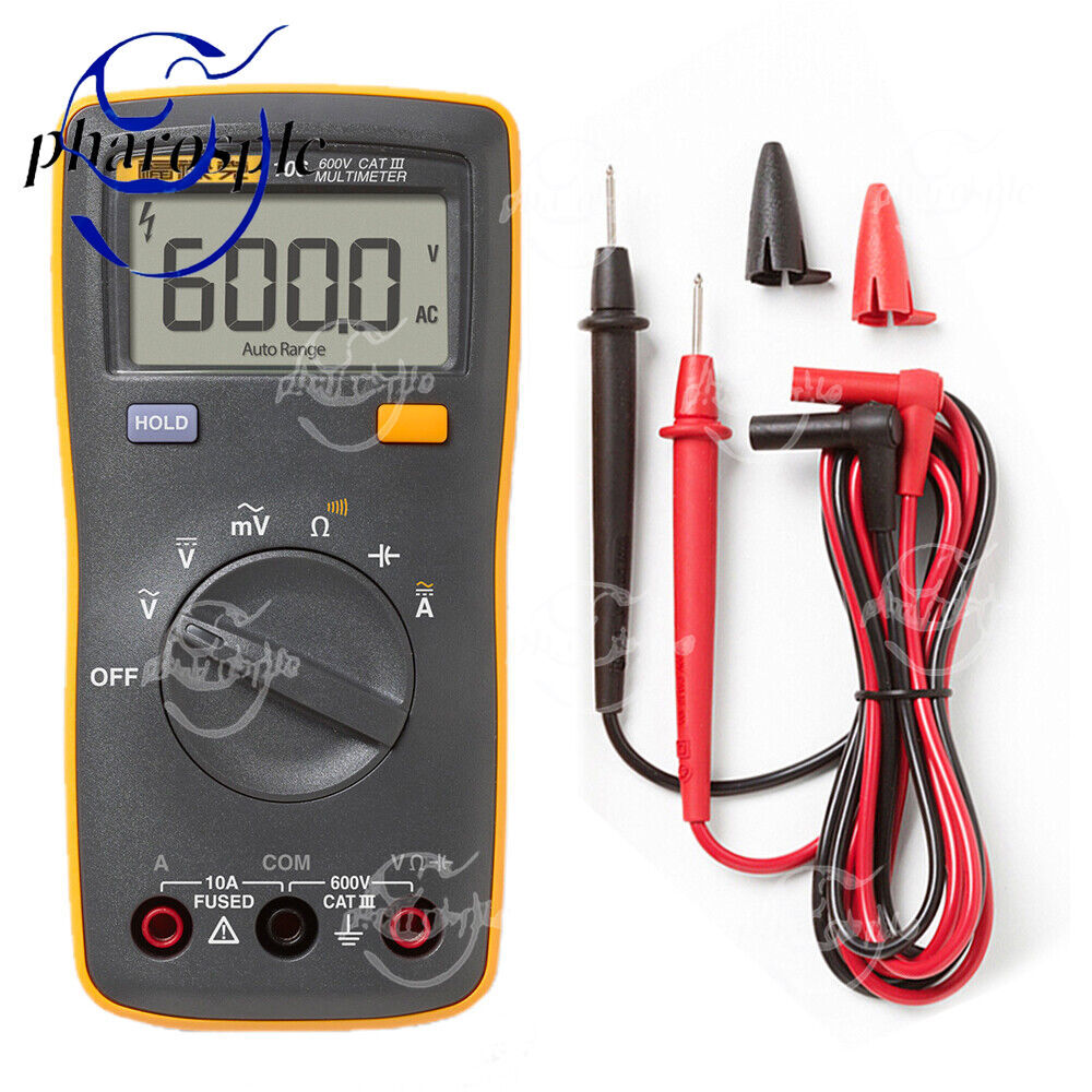 Fluke 106 Handheld Digital Multimeter 600V 10A CAT III Meter Multimeter