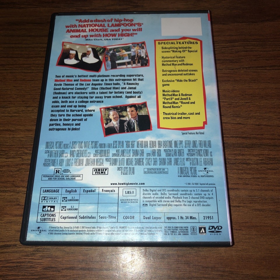 How High (DVD, 2001) 25192195129 | eBay