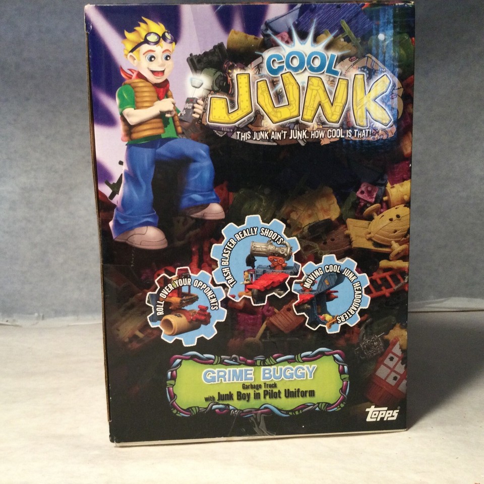 Topps Cool Junk Grime Buggy Action Figure Garbage Truck Junk Boy Pilot ...