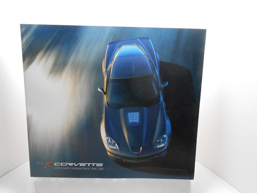 2009 CORVETTE Coupe/Convertible/ZO6/ZR1 BROCHURE | eBay