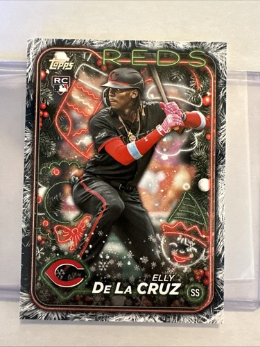2024 Topps Holiday Elly De La Cruz #H102 Tree Border Parallel SP Rookie ...