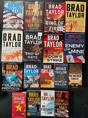 Complete Series Set PIKE LOGAN Thrillers 1-17 by Brad Taylor HB/PB L2 ...