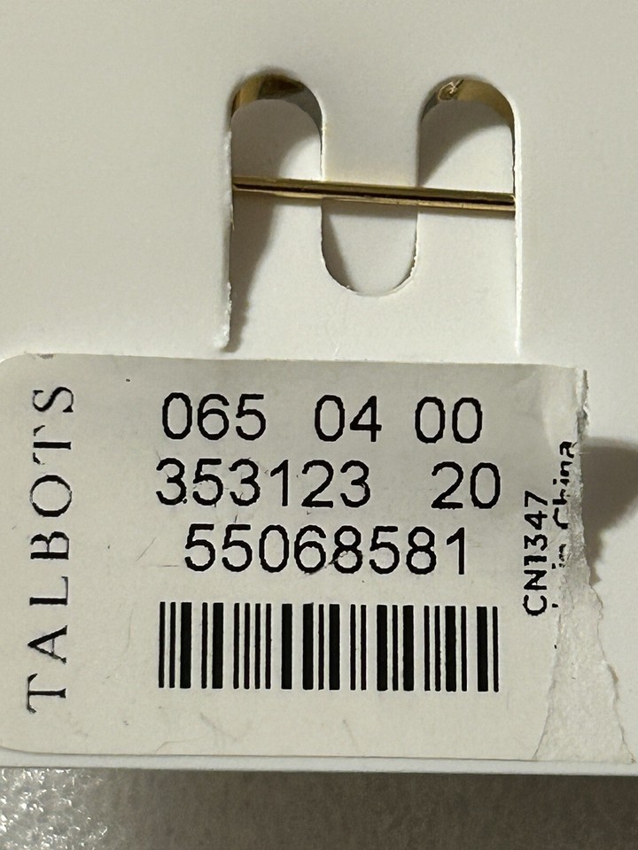 New Talbot's Red Cardinal Pin Brooch Gold Tone Rhinestones Enamel ...