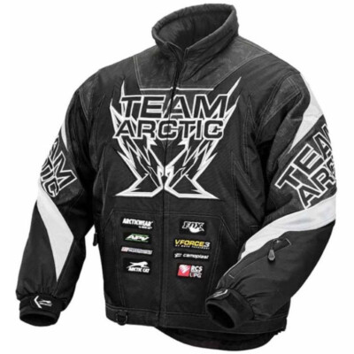 Arctic Cat Men s Team Arctic Sponsor Jacket - Small - Black / 5250-151 ...