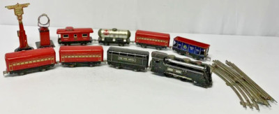 1930s Marx PreWar Toy Train Set Commodore Vanderbilt Locomotive New ...