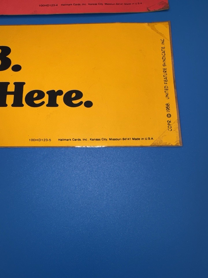 VINTAGE SNOOPY PEANUTS BUMPER STICKER CB RADIO. 1970'S | eBay