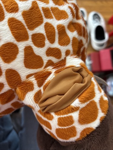 STUFFIES- Large (20”) Sky The Giraffe Plush with Hidden Pockets For ...