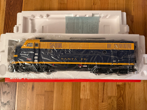 SANTA FE F7 A UNIT BLUE/YELLOW (EMD F3A LOCO) | eBay