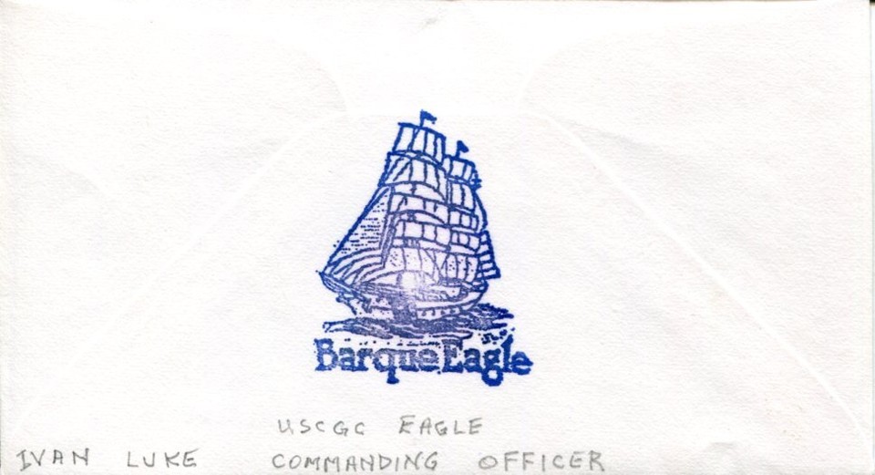 Captain Ivan Luke Coast Guard Barque EAGLE Tall Sail Ship Signed ...