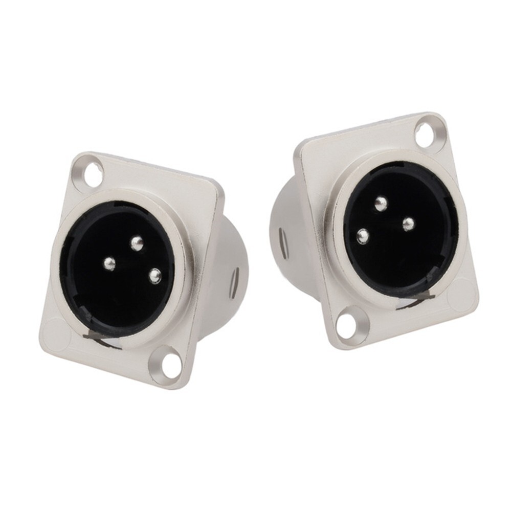 XLR Socket XLR Plug Panel Mount Solder Terminals XLR Chassis Socket 3 ...