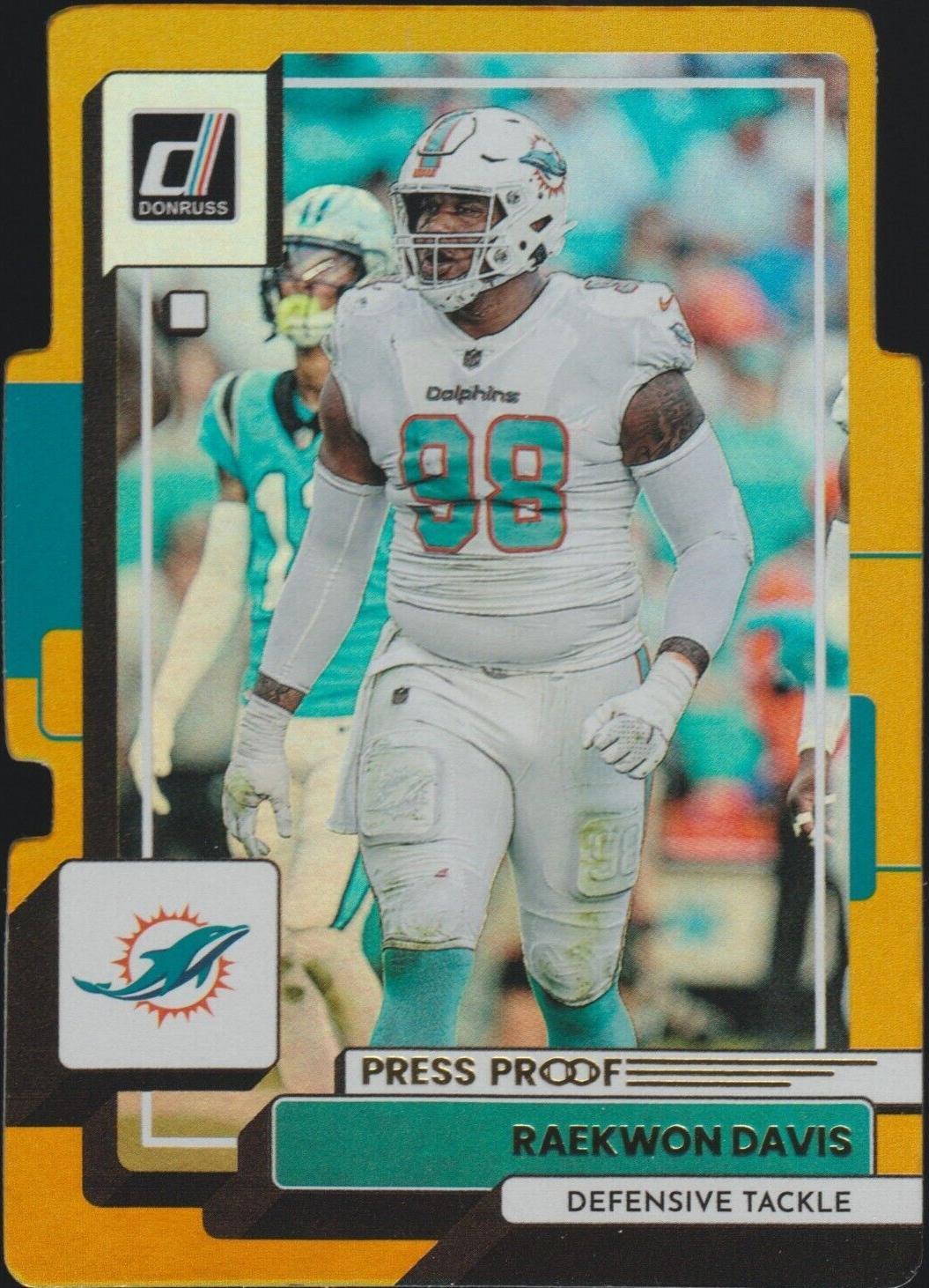 2022 Panini Donruss - Raekwon Davis #127 Press Proof Gold Die-Cut /25 ...