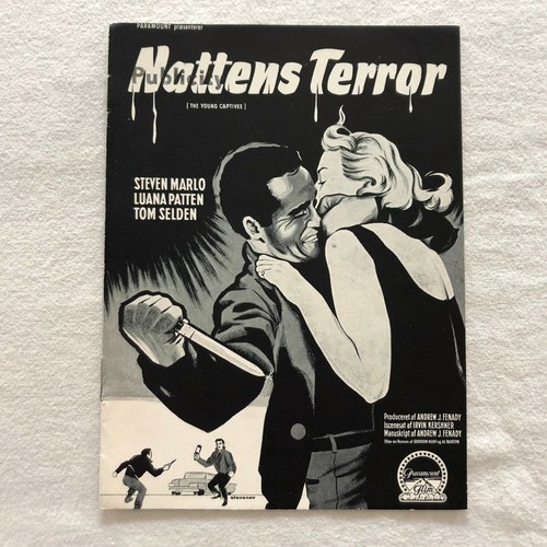 The Young Captives Steven Marlo, Luana Patten Vintage 1959 Danish Movie ...