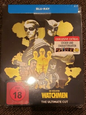 WATCHMEN Blu-ray Steelbook Ultimate Cut Region-Free European Import NEW ...