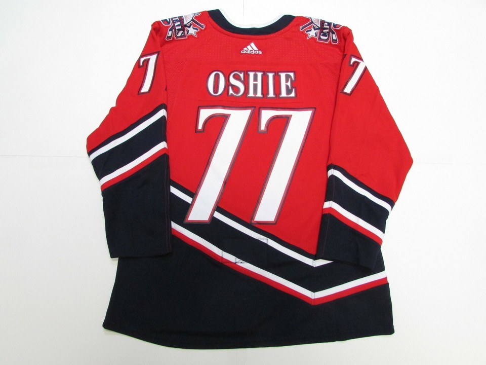 TJ OSHIE WASHINGTON CAPITALS AUTHENTIC ADIDAS REVERSE RETRO JERSEY SIZE ...