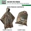 USGI Industries Military Style Multi-Use Rip Stop Rain Poncho (Colors ...