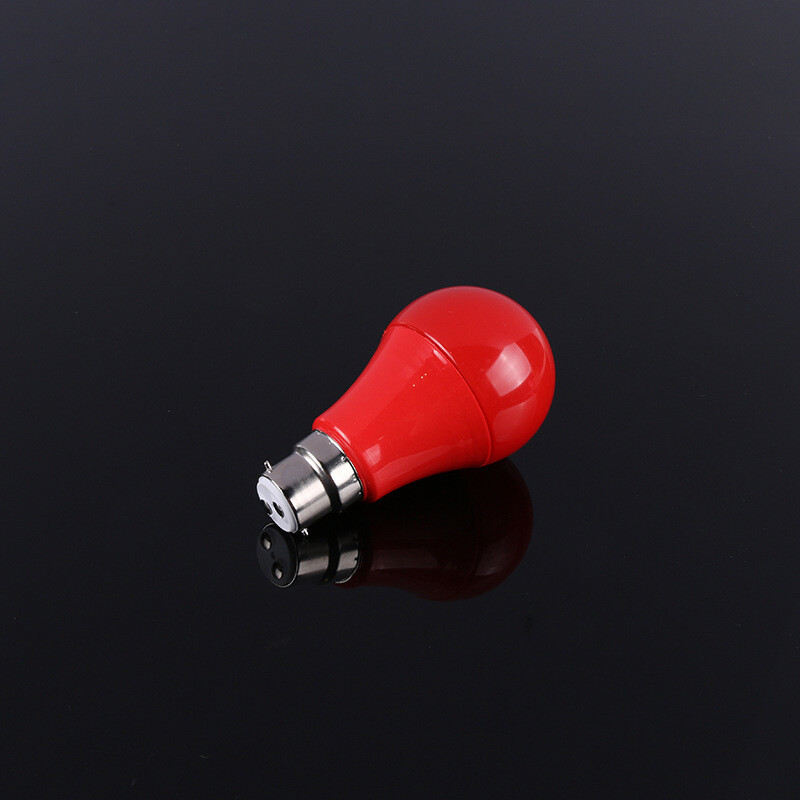 12 Pack B22 Bayonet LED Bulb SMD 2835 7W Red Color Pear Bulbs for ...