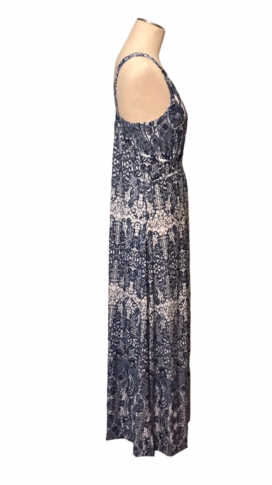 The Pyramid Collection Paisley Maxi Dress Sleeveless … - Gem
