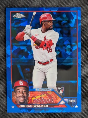 Jordan Walker Rookie RC #344! 2023 Topps Chrome Sapphire Edition ...
