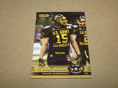 AARON HERNANDEZ ROOKIE 2010 RAZOR PRIVATE ISSUE PATRIOTS #110 | eBay
