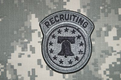 New Military Patch US Army Recruiting Command ACU Authentic Perfect ...