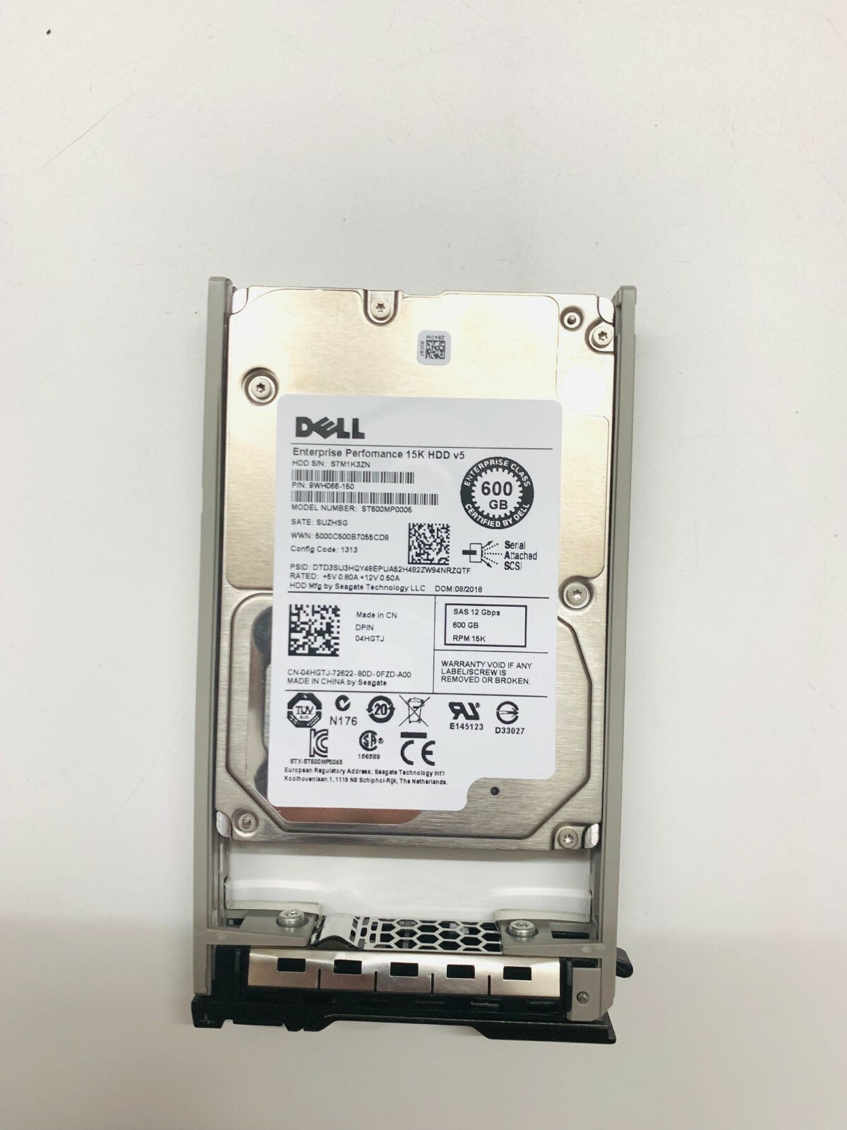 Dell ST600MP0005 4HGTJ 600GB 15000RPM 2.5 in SAS 12Gbps HDD Hard Drive ...