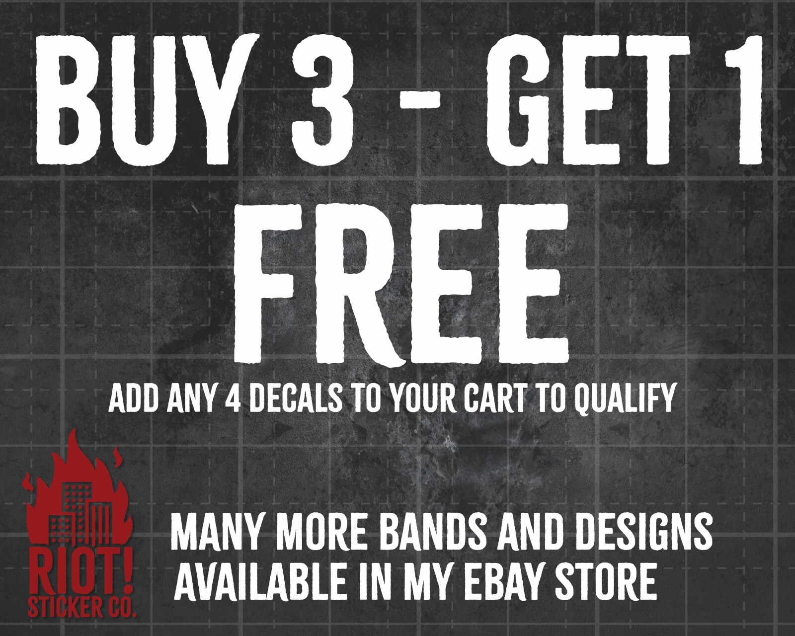 Pantera CFH Logo Decal for Car Band Logo Sticker for Laptop Death Metal ...