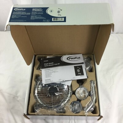 PROFLO Bartlett Tub and Shower Trim Kit PF4830GCP NEW | eBay