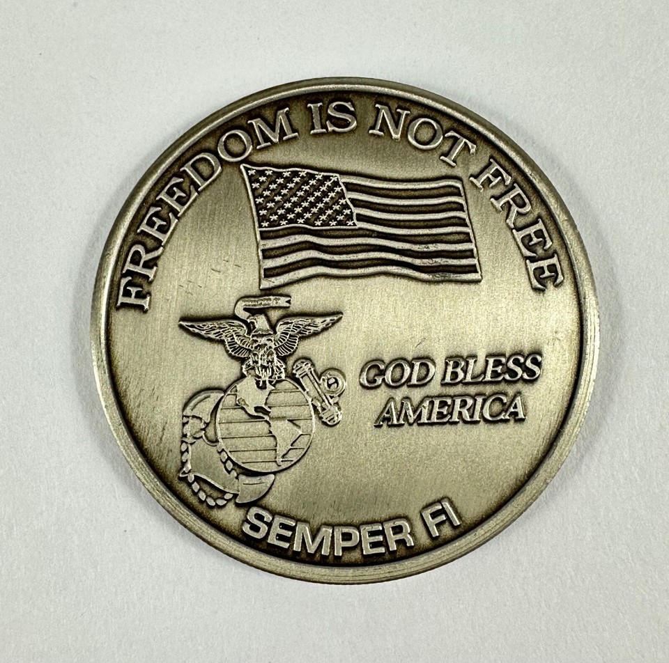 James "Daddy Wags" Wagner Freedom Is Not Free USMC Challenge Coin A2 | eBay