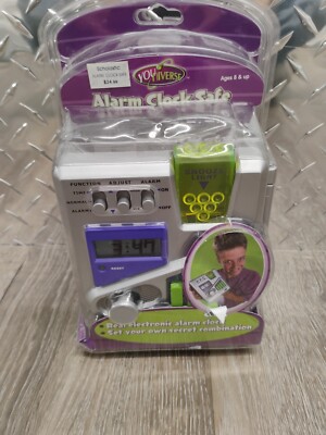 YoUniverse ALARM CLOCK SAFE Brand New Sealed RETRO Vintage Electronic ...