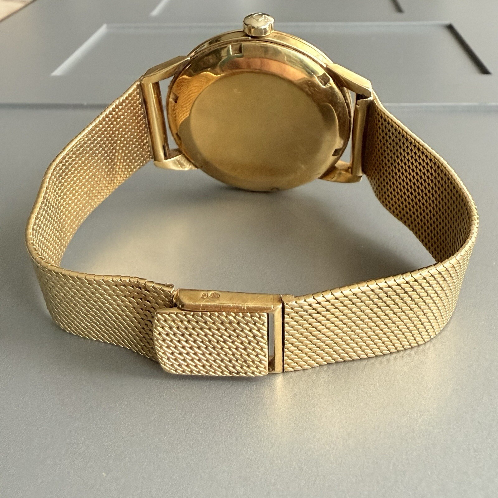 Vintage 18k Gold 750 Omega De Ville Trésor Automatic Watch 19k Gold ...