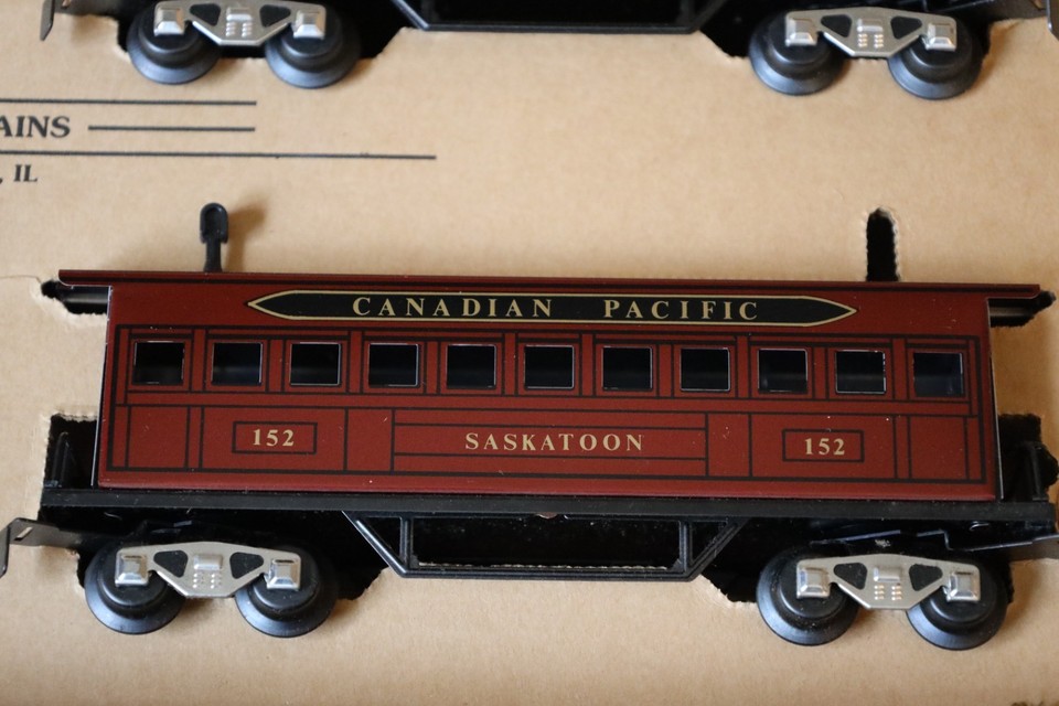 Marx O Trains 5192 AND 5193 Canadian Pacific Old Time Passenger Cars ...