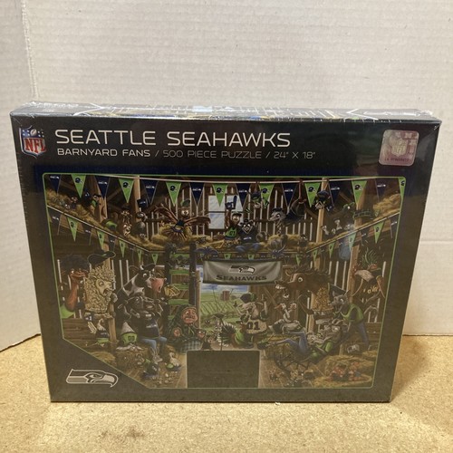 YouTheFan Seattle Seahawks Barnyard Fans Puzzle 24”x18” 500 Piece NEW ...