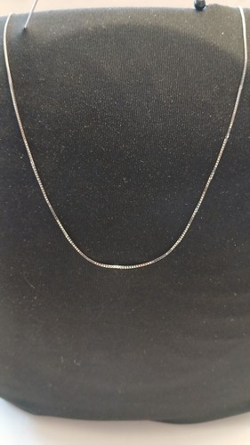 14k white gold box chain 20 inch | eBay