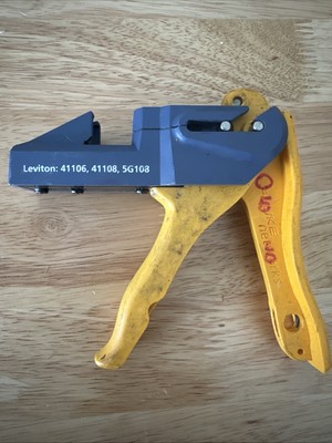 Fluke Networks JR-LEV-2 JackRapid Punch Down for Leviton:41106,41108 ...