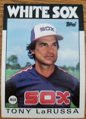 Tony LaRussa Chicago White Sox 1986 Topps Baseball Card #531 MANAGER | eBay