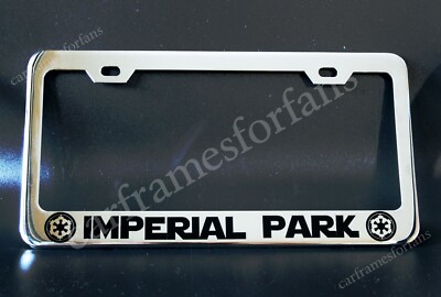 Star Wars Imperial Park License Plate Frame Custom Made of Chrome ...