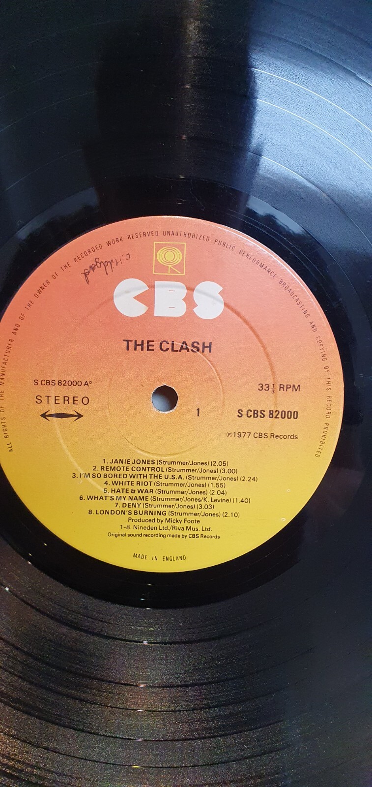 The Clash by The Clash First Album Vinyl LP 1977 196587377410 | eBay