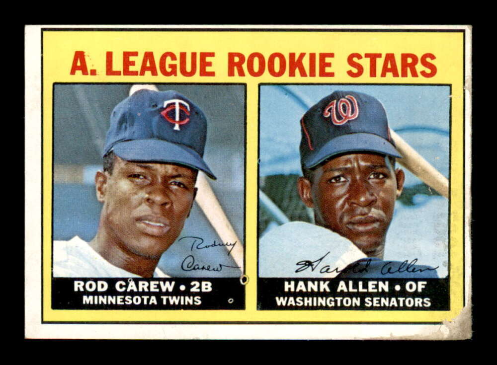 1967 Topps #569 Rod Carew/Hank Allen Rookie Stars F X3148311 | eBay