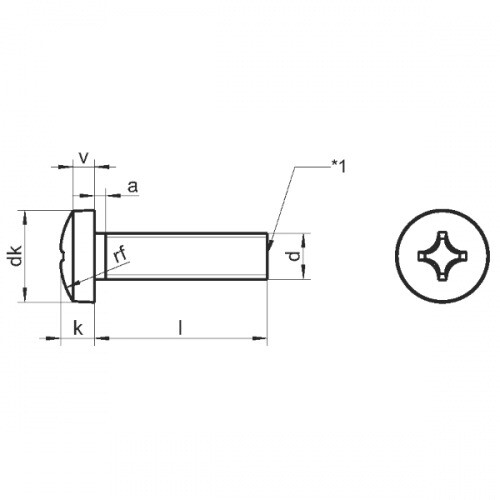 1/8 x 3/4" BSW 304 Stainless Steel Phillips Pan Head Metal Thread ...