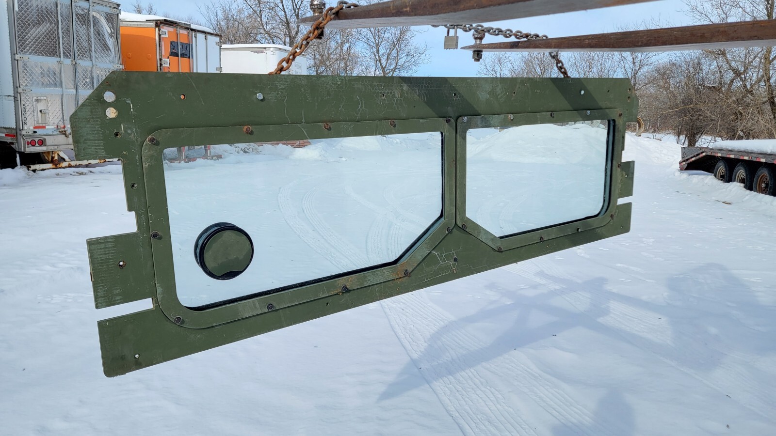 MTVR Armored Windshield 7 ton MK23A1 MK23 truck glass wind shield tire ...