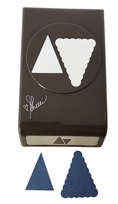 Stampin Up Shelli Tree Pennant Scallop Triangle Paper Punch ...